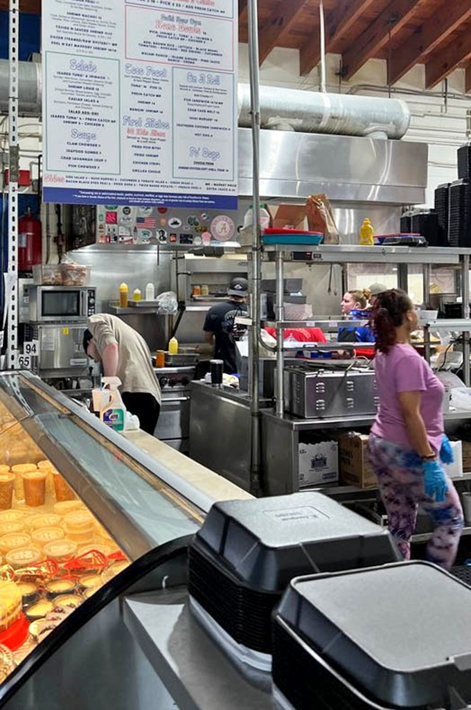 Behind-the-scenes glimpse of where ocean treasures meet culinary skill. No fancy techniques, just seafood know-how passed down through generations.