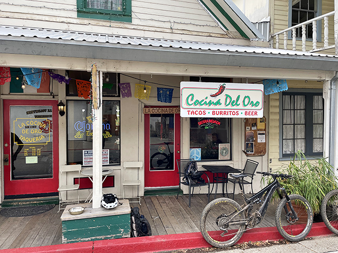 La Cocina Del Oro proves that mountain towns understand tacos too &ndash; the bike out front suggests you'll need the calories for tomorrow's ride.