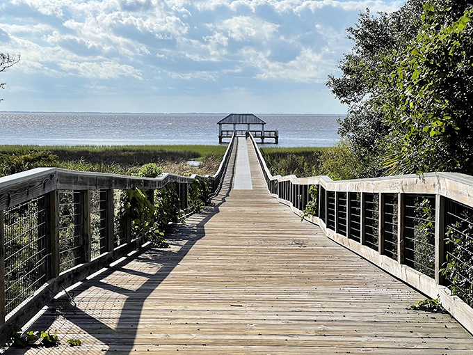 This wooden boardwalk leads to bay views worth writing home about &ndash; assuming you can tear yourself away long enough to find a stamp.