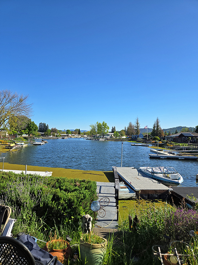 The Lakeport Lagoons offer front-row seats to nature's daily performance &ndash; where boats bob like exclamation points at the end of a perfect day's sentence.