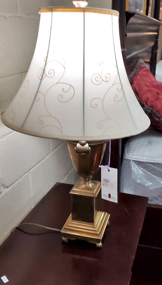 A lamp that says "I have sophisticated taste" without saying "I maxed out my credit card at a high-end lighting store."