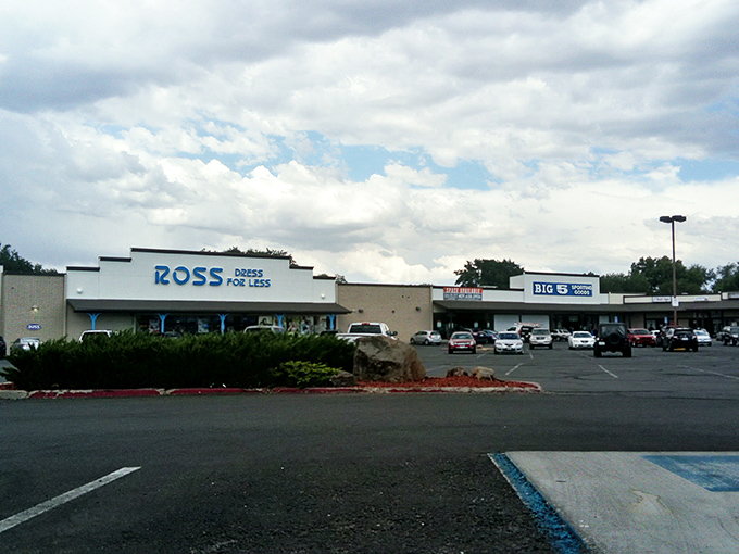 Big box stores without big city hassles. Finding a parking spot at Ross takes seconds, not the emotional journey required in urban shopping centers.