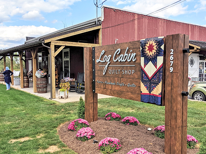 Quilts here tell stories that Netflix can't stream. Each stitch represents tradition, craftsmanship, and the original form of pixel art.