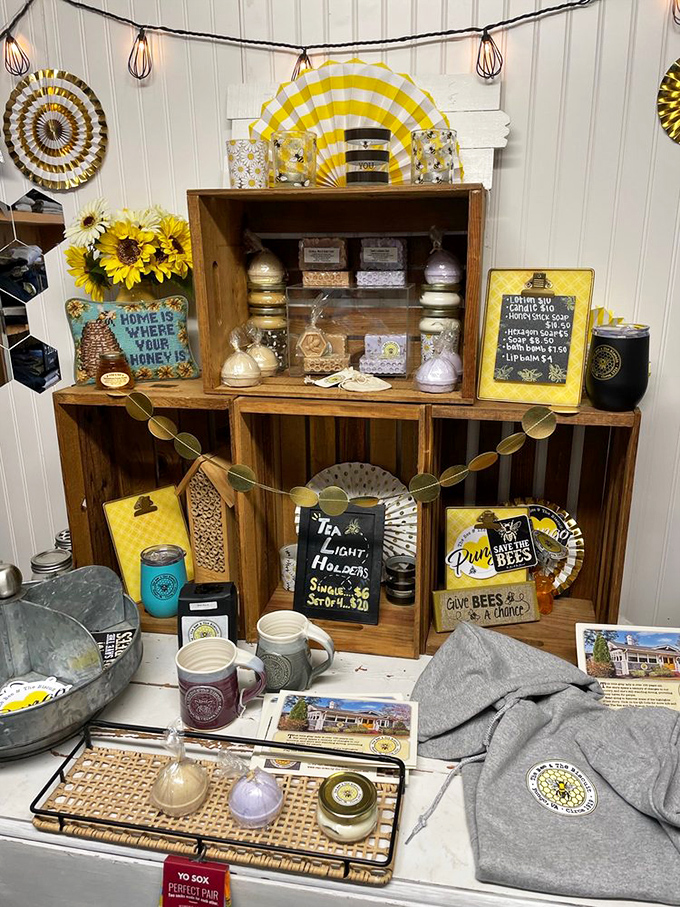 The bee theme isn't just cute marketing &ndash; it's a lifestyle, complete with honey products that might make you consider starting your own hive.