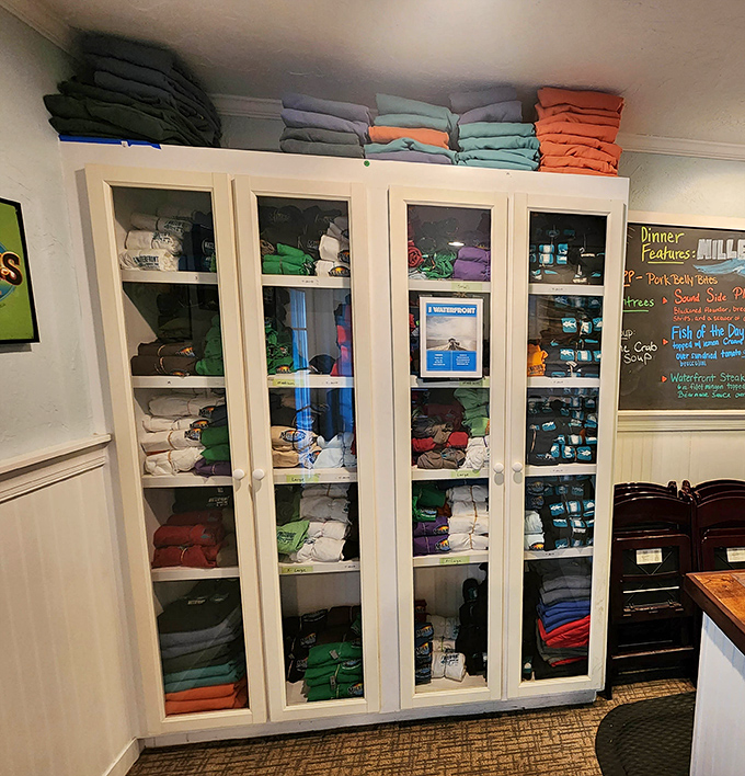 Even the merchandise display feels nautical &ndash; like the well-organized closet of someone who lives their best coastal life.