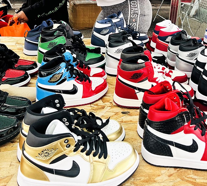 Sneakerheads, rejoice! Air Jordans in colors that would make a peacock jealous stand ready to elevate both your height and street cred.