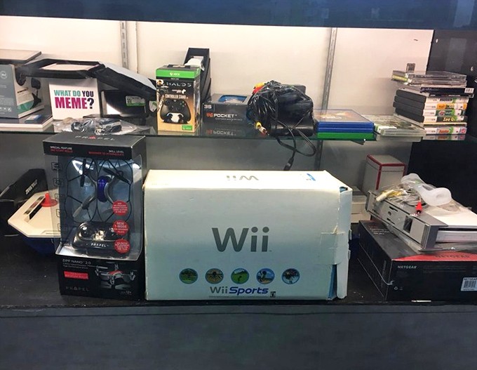 Gaming nostalgia in box form! This Wii might have entertained a family for years before landing here, ready for its second act.