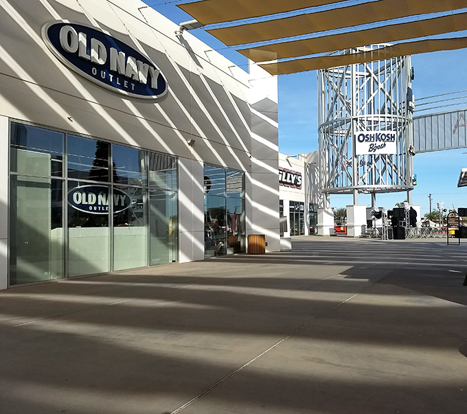 Old Navy and Oshkosh stand side by side&mdash;a multigenerational shopping experience where grandparents and grandkids can both find their style tribes.