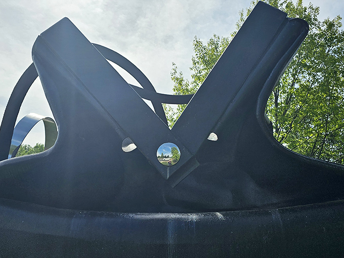 The bag's open design invites imagination &ndash; what medical instruments would be proportionally sized for this mammoth medical case?