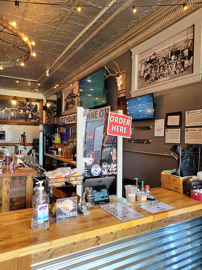 The ordering counter where dreams become reality and diets go to die a delicious death.