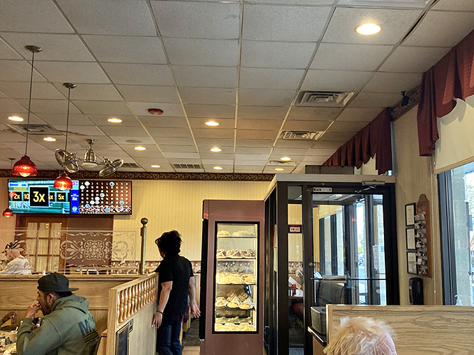 Where dessert dreams come true &ndash; that rotating display case is the adult equivalent of a toy store window. Resistance is futile.