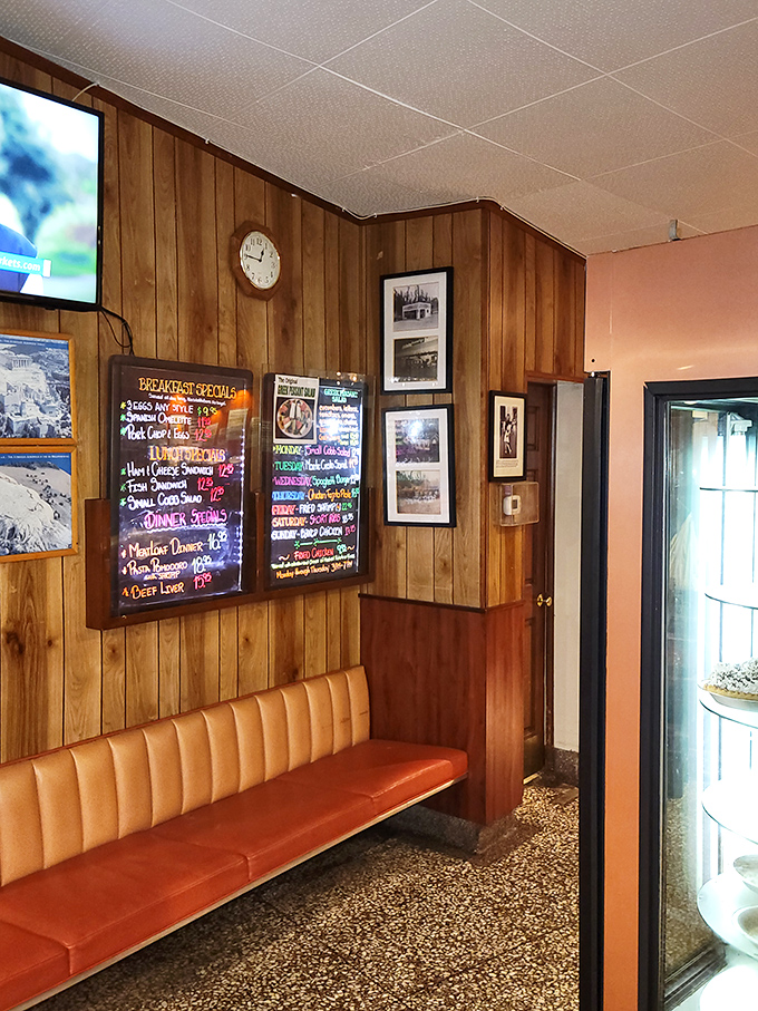 Handwritten specials boards and vintage photos tell stories of decades serving hungry Angelenos at all hours of the day and night. 