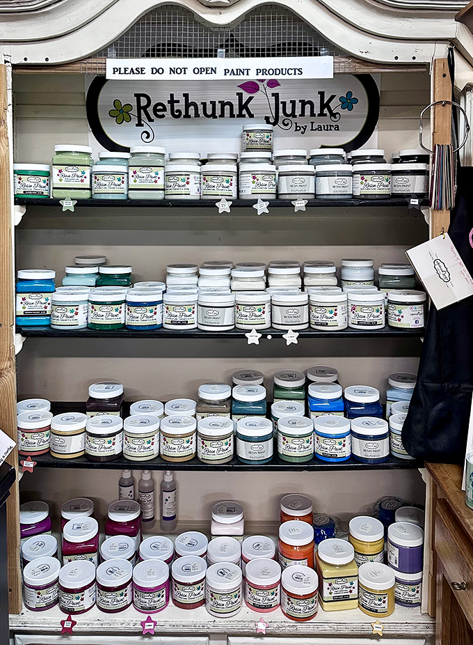 Paint products for when you want your furniture to look older, ironically enough.