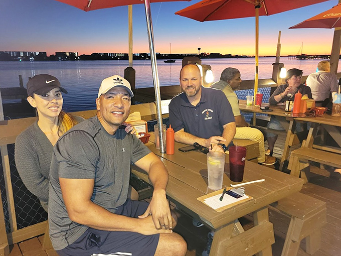 Al fresco perfection: The outdoor dining area offers front-row seats to waterfront magic, where every table feels like the best in the house.