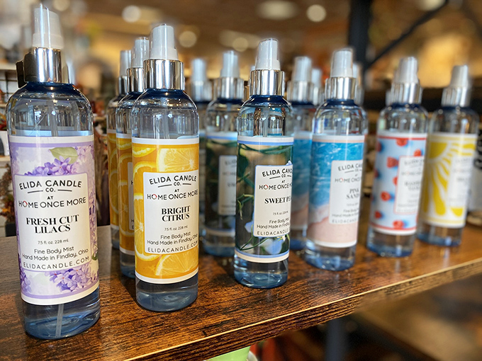 A rainbow of scents lined up like soldiers ready for aromatic battle. "Fresh Cut Lilacs" &ndash; bringing spring to your home regardless of actual season.