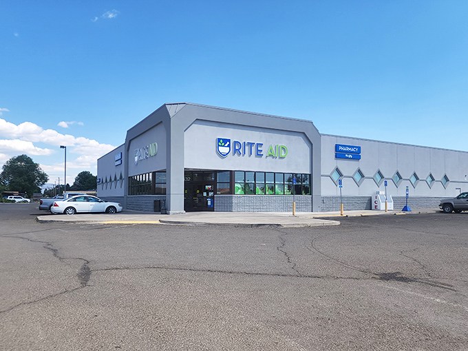 Even the pharmacy looks friendlier here. Where picking up prescriptions doesn't require navigating through crowds or traffic.