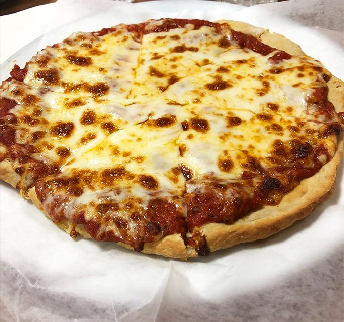 Pizza that proves diners can do it all &ndash; a cheese-laden disc of happiness that rivals dedicated pizzerias. Who knew?