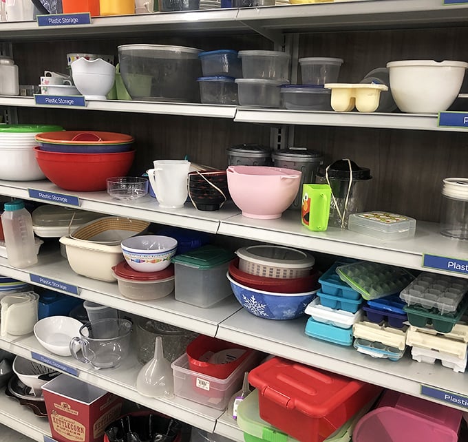 Plastic storage solutions that Marie Kondo would approve&mdash;because organizing your stuff with someone else's containers sparks double the joy.
