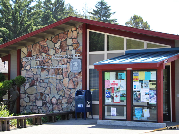 Even Trinidad's post office refuses to be ordinary, with its stone facade looking more like a national park lodge than a mail depot.