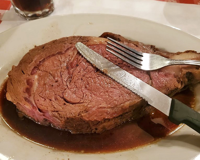 Prime rib so perfectly cooked, it practically slices itself&mdash;a carnivore's dream hiding on an Italian menu.