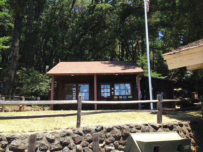 The Pantoll Ranger Station welcomes visitors with rustic charm&mdash;the park's version of a concierge desk, minus the fancy uniforms.