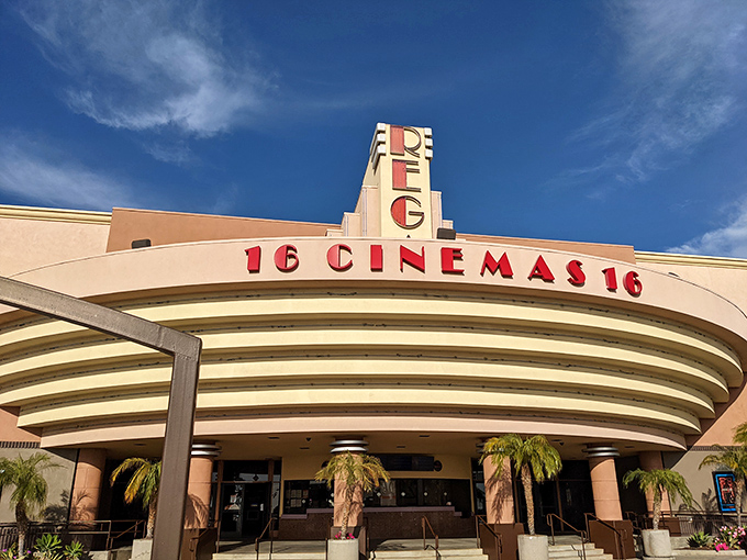 Regal Cinemas' art deco fa&ccedil;ade promises entertainment without the Hollywood prices. Tuesday senior discounts make date night even sweeter.