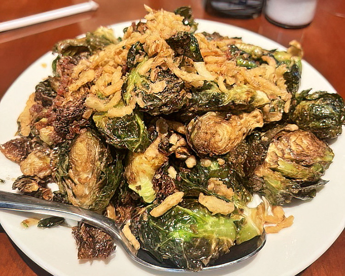 Brussels sprouts that could convert the most dedicated vegetable skeptic. Crispy edges, tender centers, and flavor that defies childhood memories.