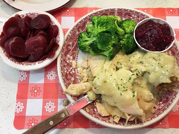 Turkey dinner with all the fixings isn't just a meal&mdash;it's Thanksgiving without the family drama, available whenever you need it.