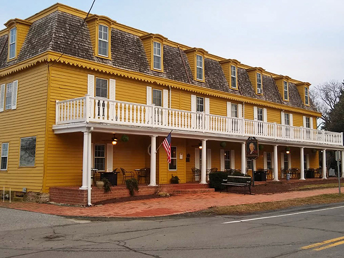 The sunshine-yellow Robert Morris Inn has been welcoming travelers since 1710, proving that hospitality never goes out of style, even after three centuries.