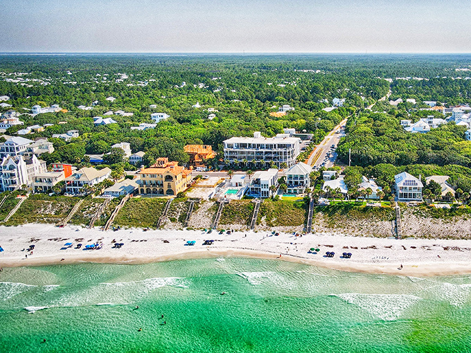 Beach access points along 30A are like portals to paradise. Just a few steps from asphalt to sugar-white sand that squeaks beneath your feet.