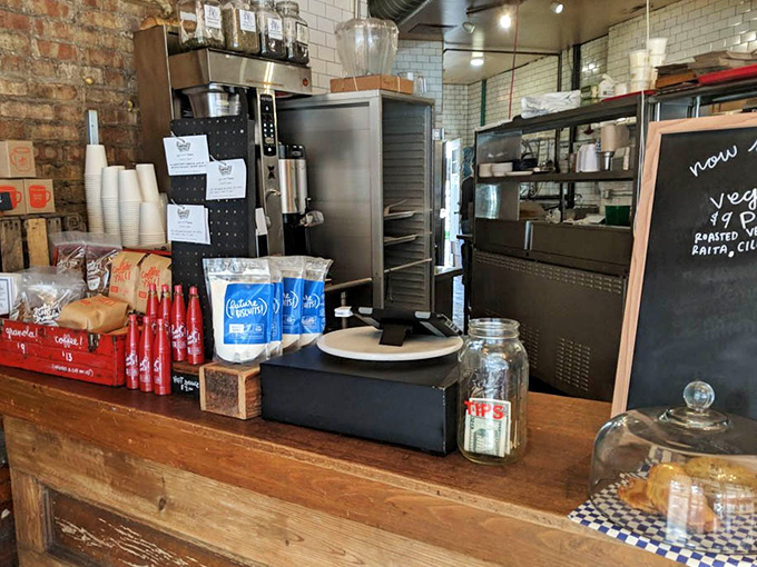 Behind the counter, where the magic happens&mdash;like Willy Wonka's factory, but with significantly less risk of turning into a blueberry.