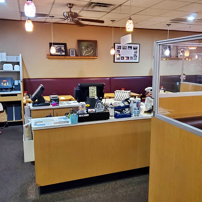 Where the magic happens. This unassuming counter is command central for some of Sterling Heights' most satisfying comfort food operations.