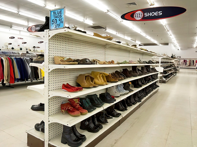 If Cinderella shopped at thrift stores, she'd be here. These shoes await their perfect match&mdash;no fairy godmother required.