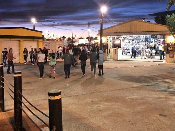 Twilight shopping transforms the swap meet into a magical marketplace where the real treasures are the memories made together.