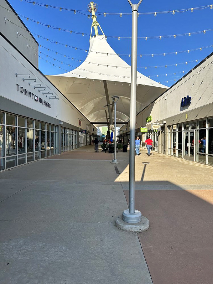 Family shopping expeditions turn bargain hunting into a team sport at OKC Outlets. 