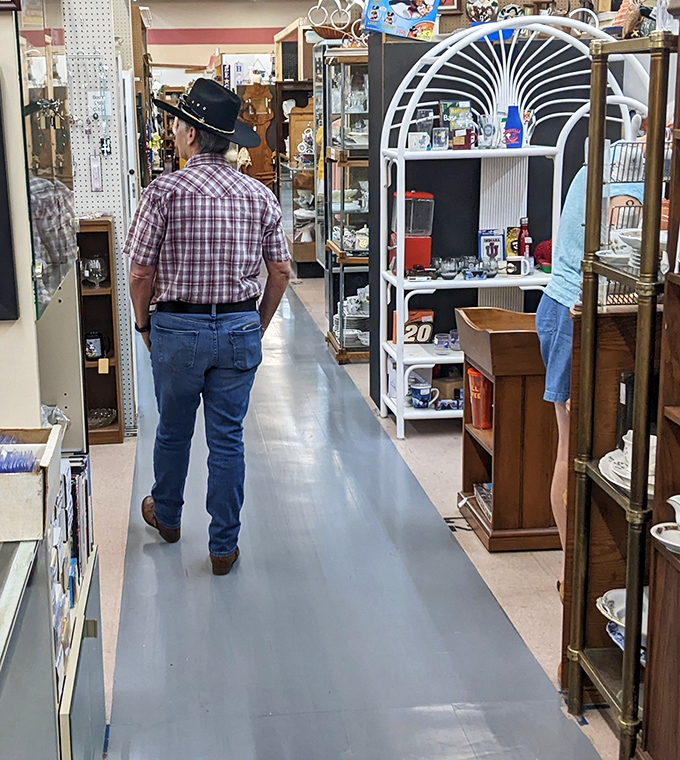 Wide, clean aisles invite shoppers to wander and wonder, where every turn might reveal that perfect something you never knew you needed.