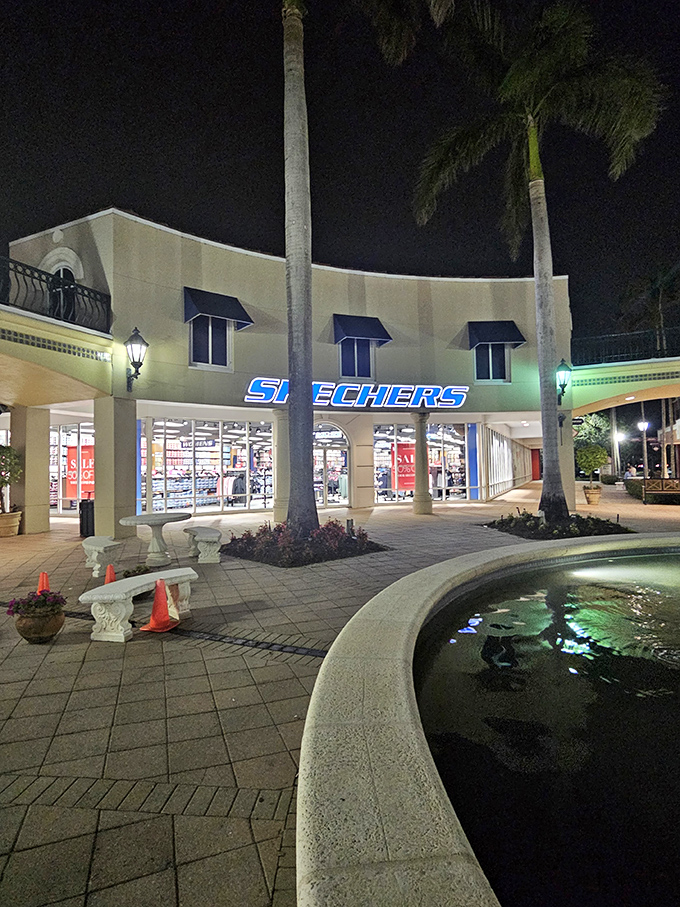 As day turns to night, Skechers lights up like a beacon for comfortable footwear&mdash;because nobody wants to shop on sore feet.