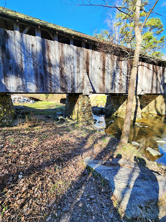 This covered sanctuary offers shade, shelter, and a moment to pause in our hurried modern world.