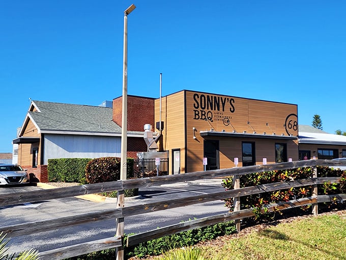 Sonny's BBQ represents affordable indulgence on fixed incomes. The aroma of slow-smoked meats wafts across the parking lot, beckoning hungry retirees inside.