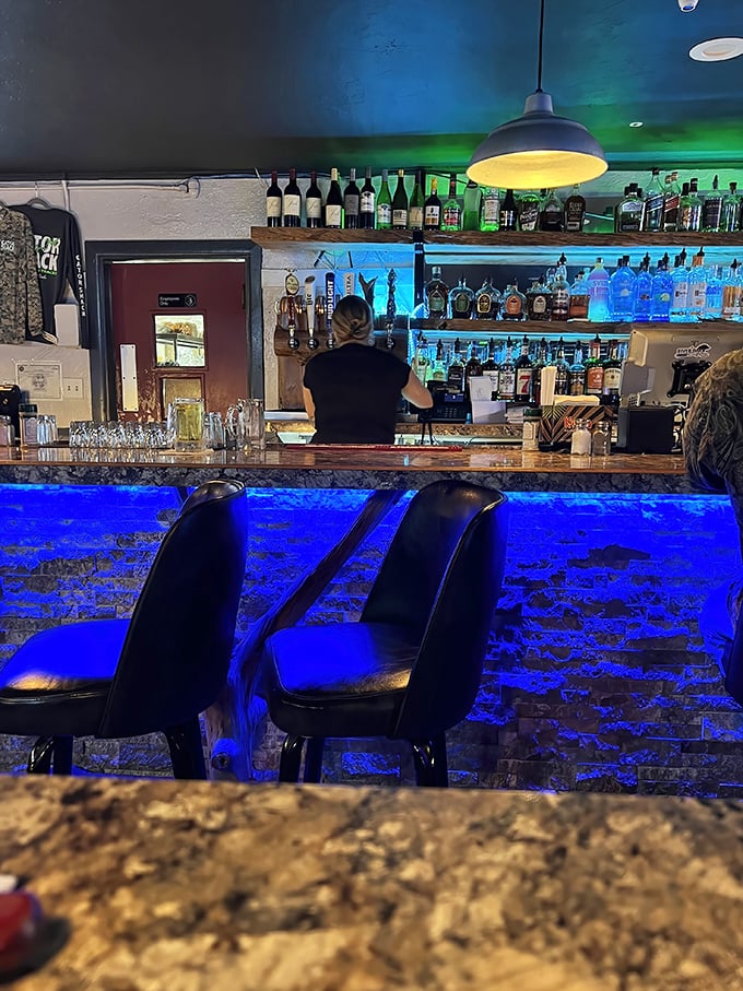 The bartender orchestrates liquid happiness with the focused precision of a symphony conductor, turning ordinary evenings into memorable occasions.