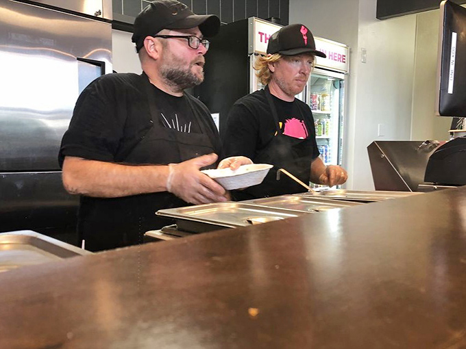 Behind the counter, the chicken wizards work their magic &ndash; transforming ordinary poultry into extraordinary experiences one order at a time. 