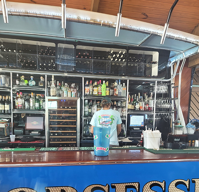 Behind every great seafood joint is a team that knows their way around a fish. The casual efficiency here speaks volumes about the place's priorities.