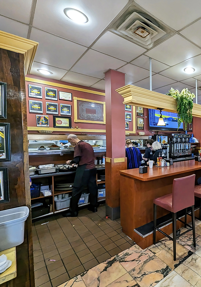 Behind every great diner is a staff that moves with the choreographed precision of people who know exactly what they're doing.