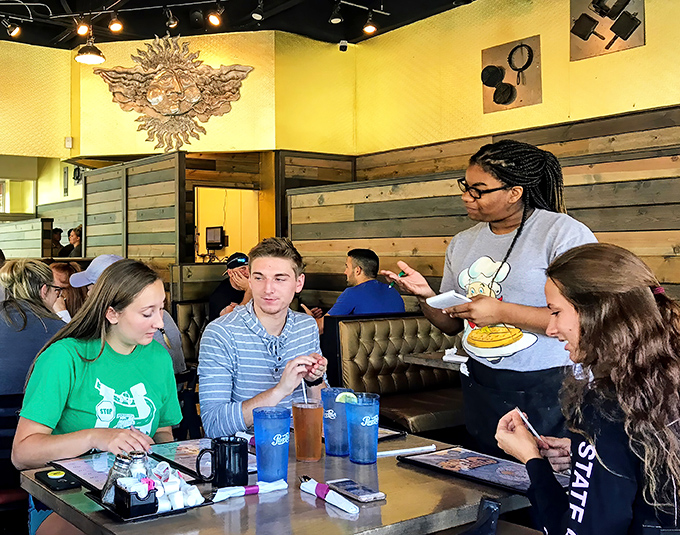 The staff doesn't just serve food; they deliver morning salvation to tables of grateful, caffeine-deprived humans.