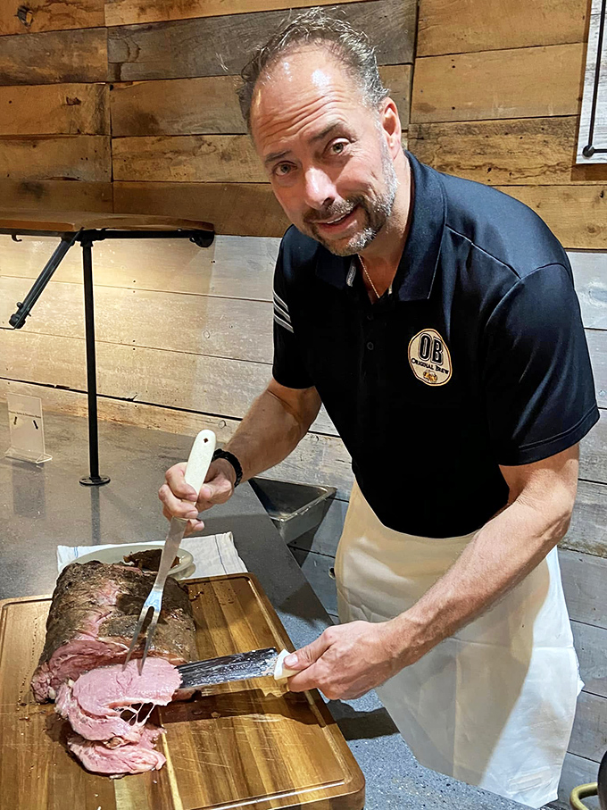 Behind every great meal is someone who treats ingredients with respect&mdash;here, prime cuts are prepared with precision and care.