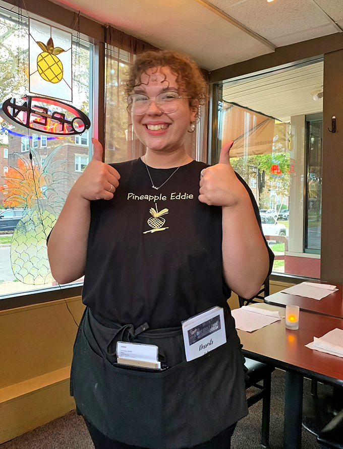 When your server gives two enthusiastic thumbs up, you know you've landed in a place where passion for food is contagious.