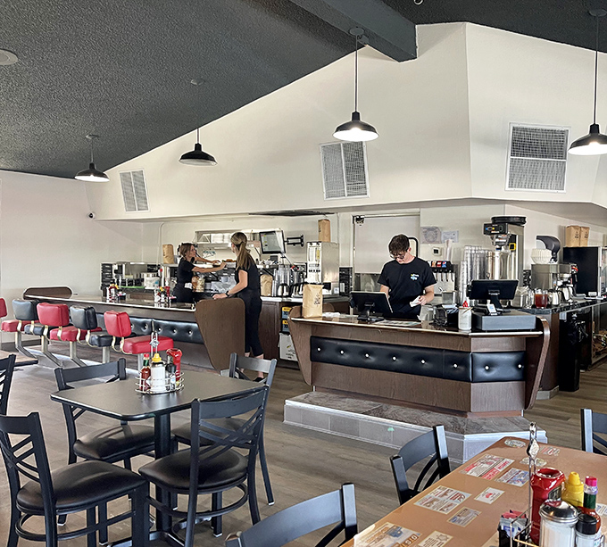 The staff moves with the practiced efficiency that comes only from years of knowing exactly how you want your eggs before you say it.