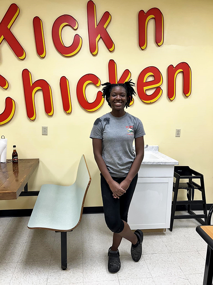 The friendly staff at Kick n' Chicken brings as much warmth to the experience as the freshly fried delicacies they serve with pride.
