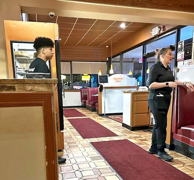 The unsung heroes of breakfast magic, moving with the practiced efficiency that comes from thousands of morning rushes.