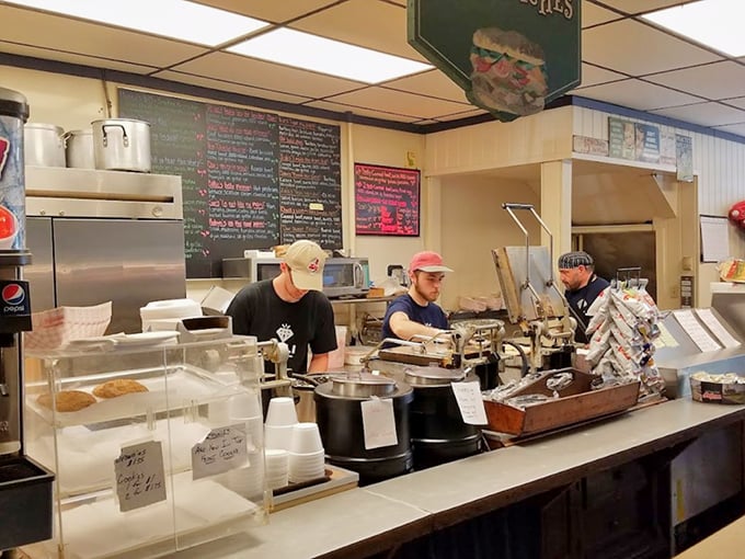 Behind the counter, sandwich artisans work with the focus of heart surgeons and the speed of NASCAR pit crews, transforming ingredients into edible masterpieces.